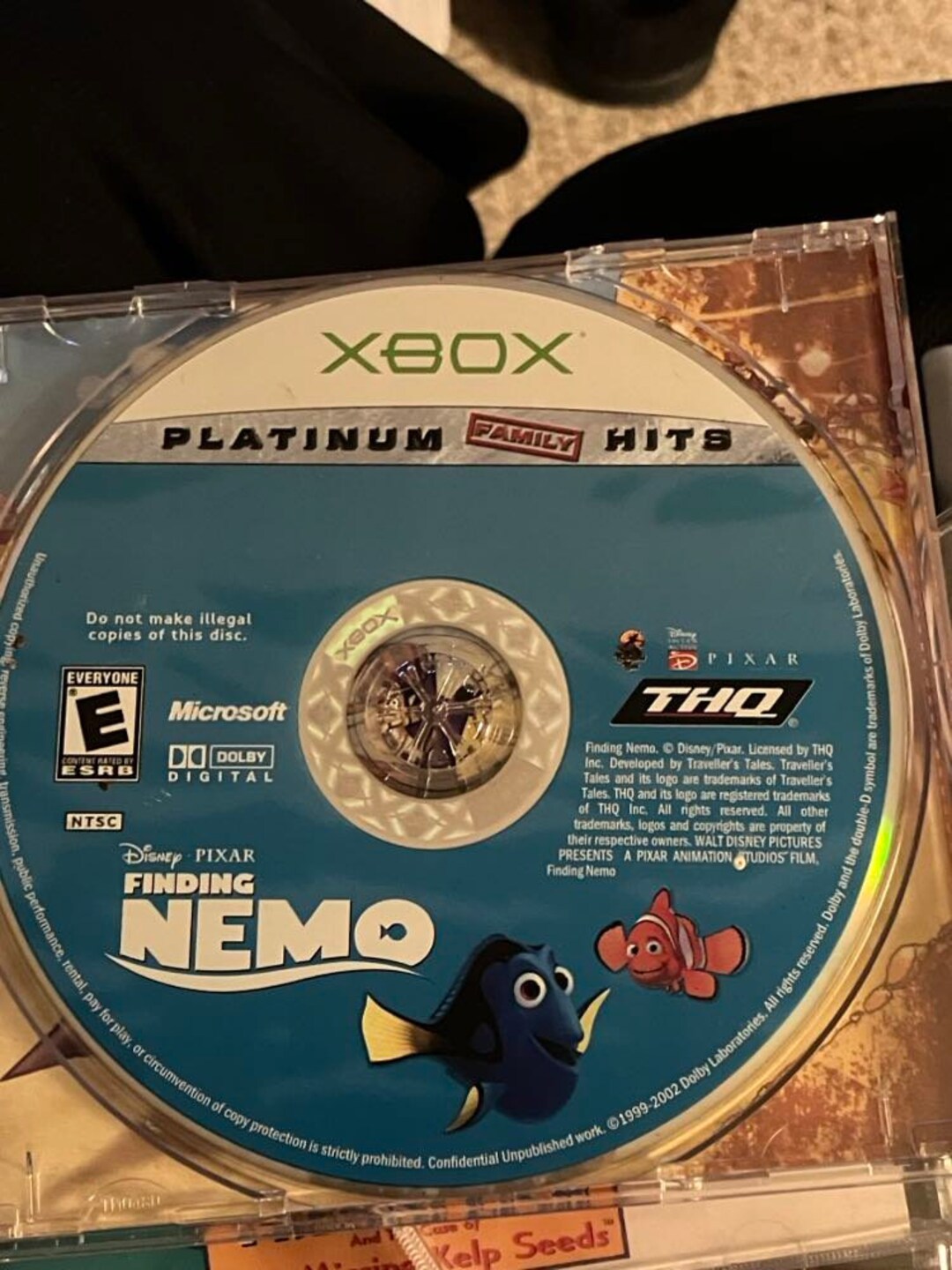 2002 XBOX Disney Pixar Finding Nemo Rated E Everyone No Case - Etsy
