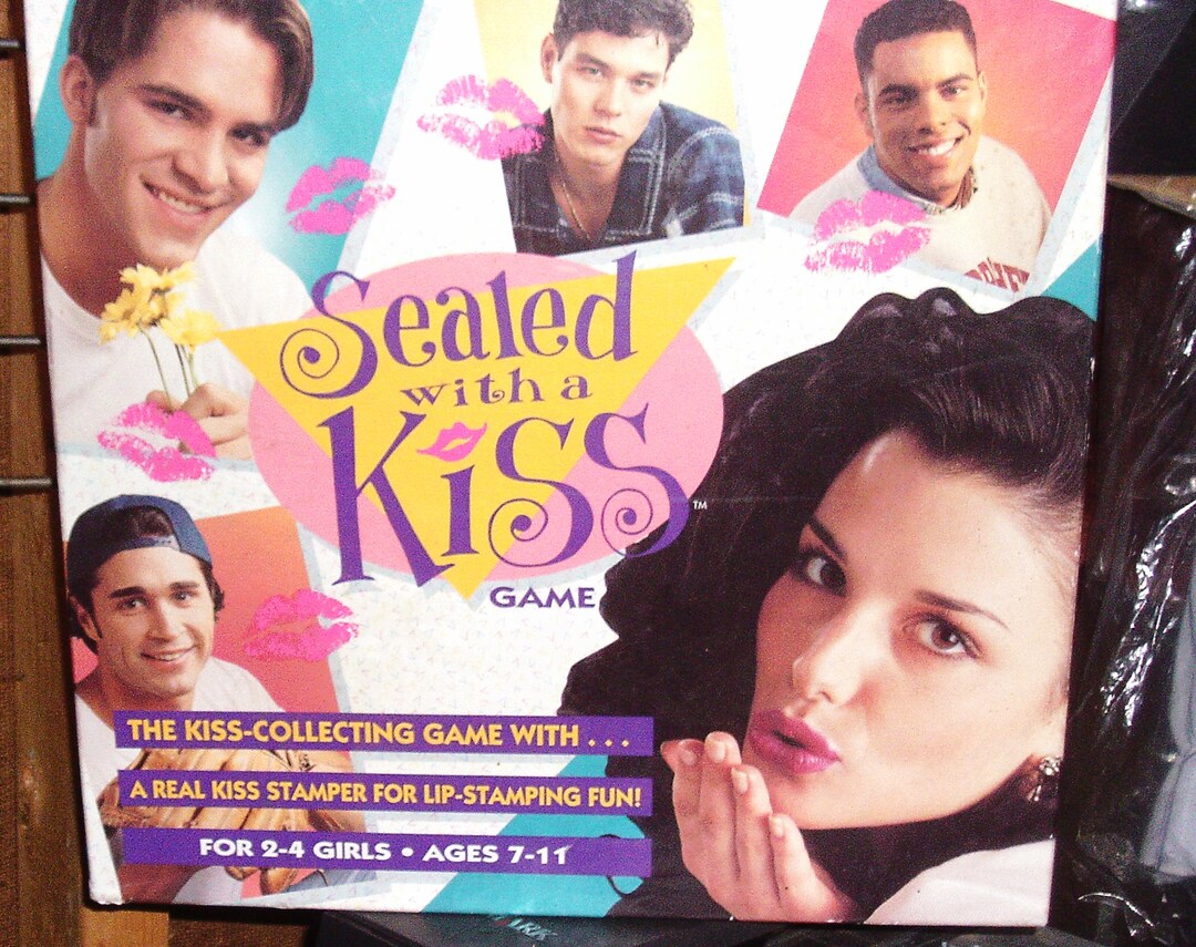 1995 Sealed With a Kiss Board Game - Etsy