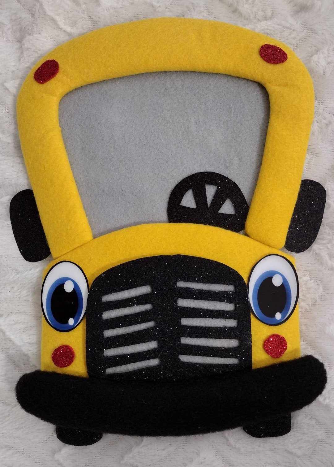 Yellow School Bus Wreath Attachment, School Bus Driver Gift, Teacher ...