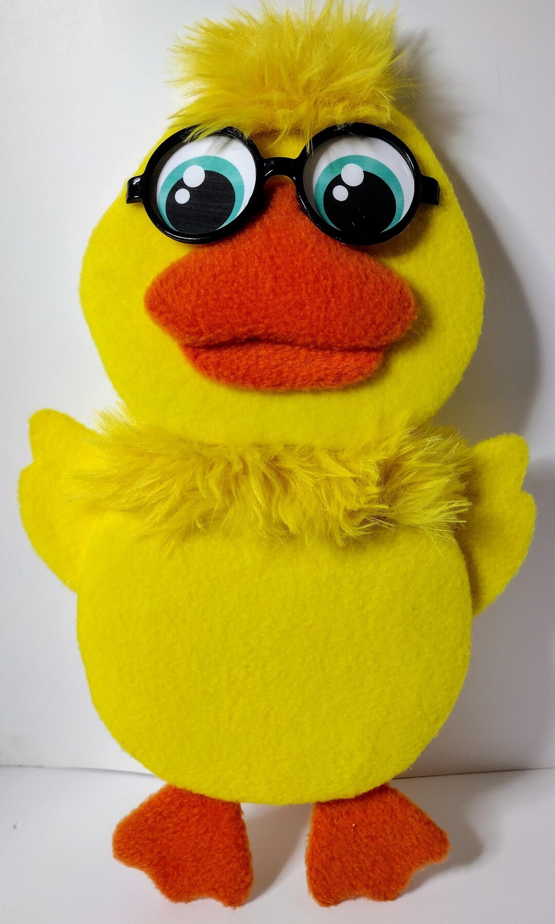 Yellow Duck Wreath Attachment: Fleece Easter Spring Decor - Etsy