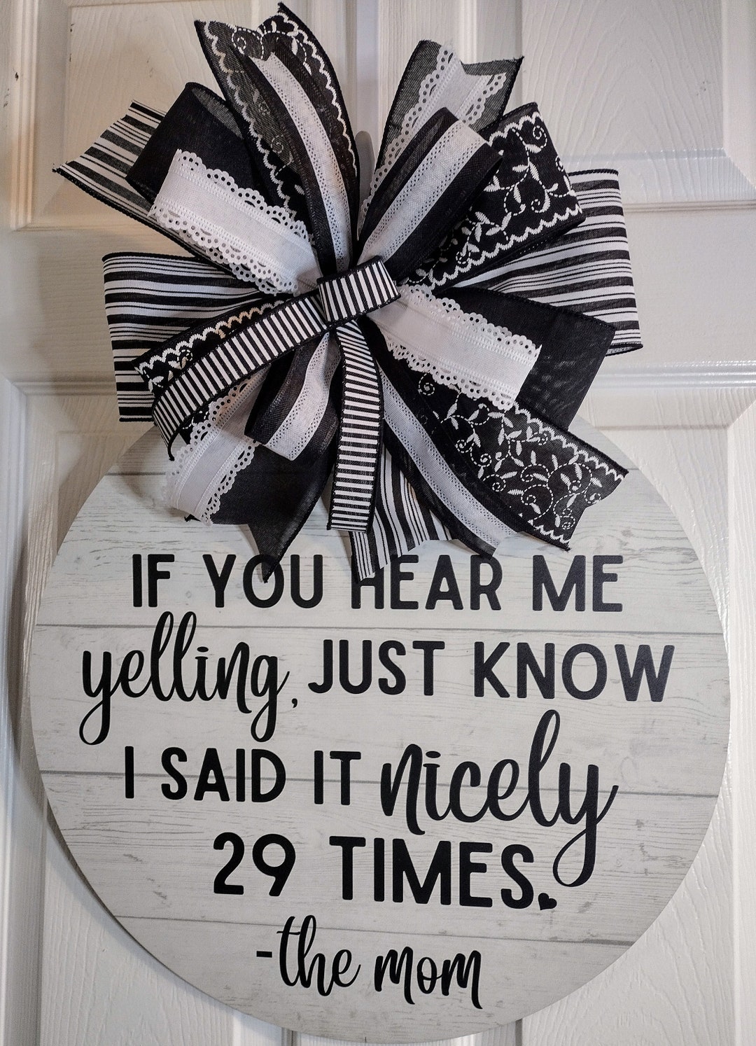 Everyday Door Hanger for Front Door, Farmhouse Decor, Front Door Wreath ...