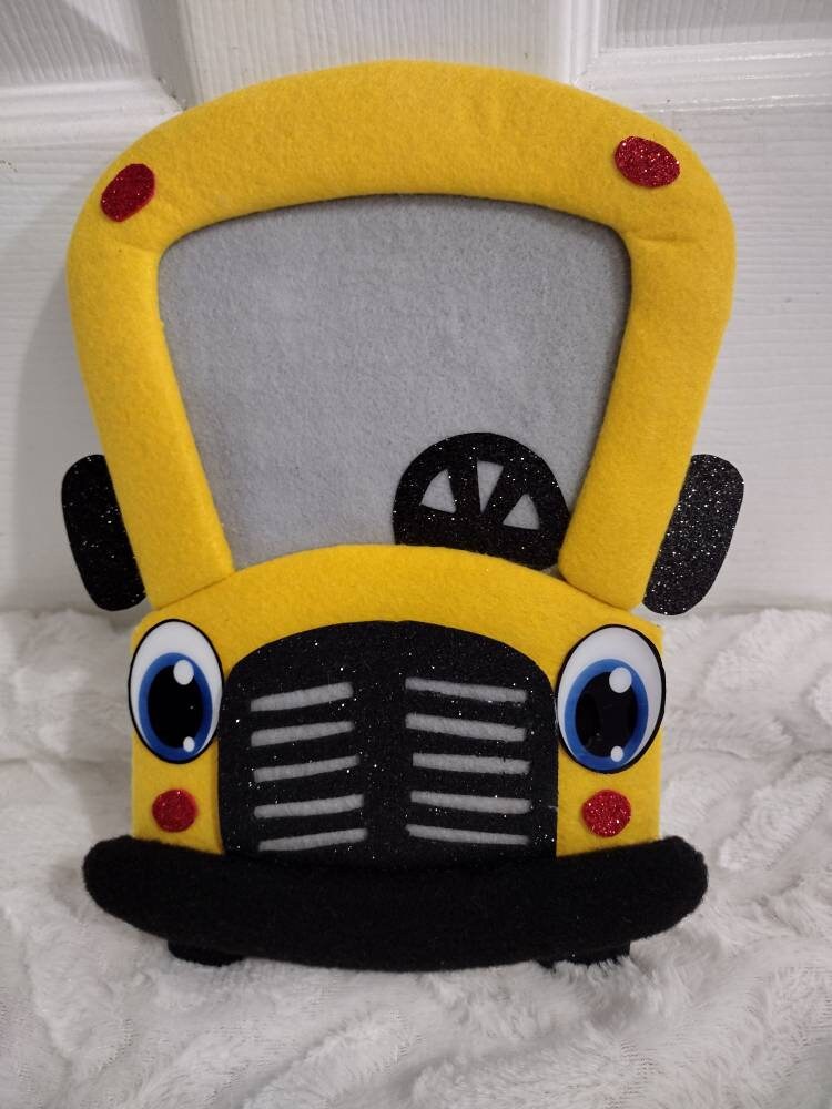 Yellow School Bus Wreath Attachment, School Bus Driver Gift, Teacher ...