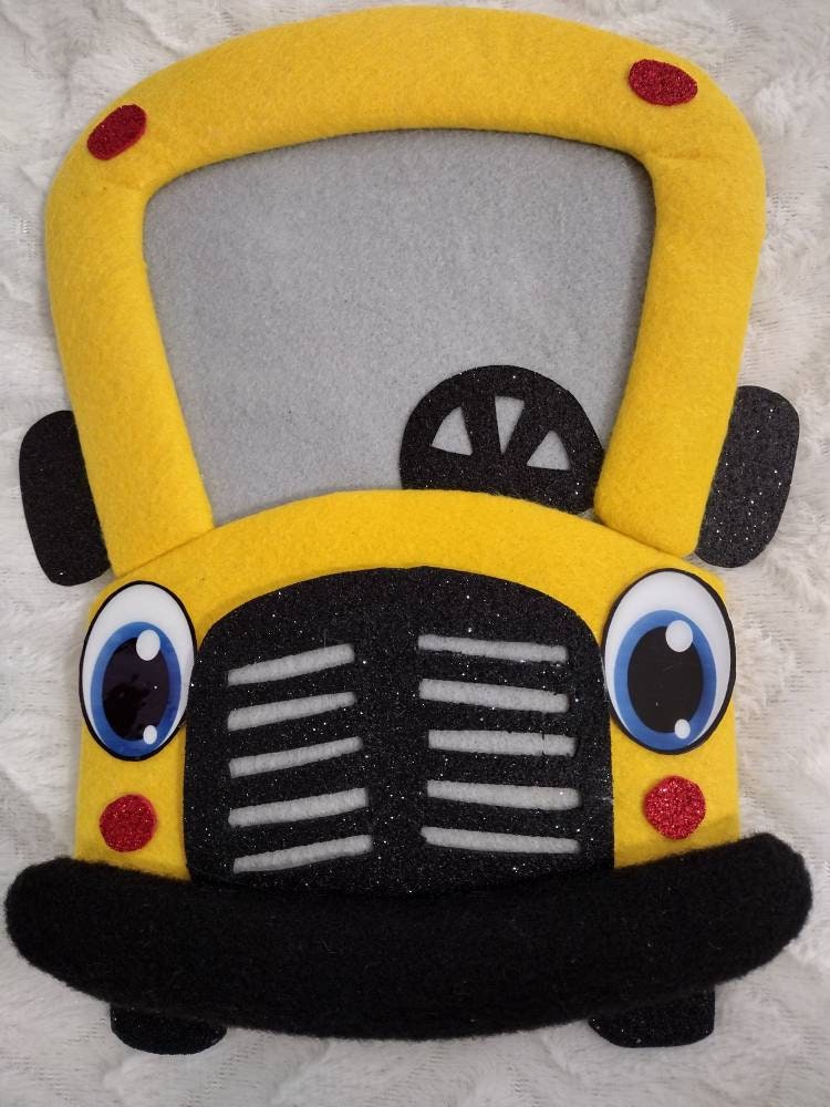 Yellow School Bus Wreath Attachment, School Bus Driver Gift, Teacher ...