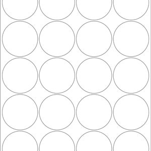 2 Label 20 per Page Editable Template Handmade With - Etsy