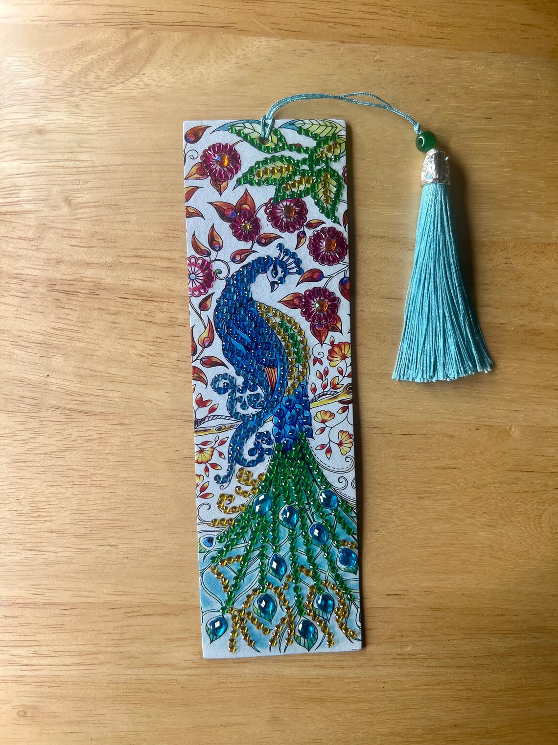 Finished Diamond Painting Bookmark Finished Diamond Art - Etsy