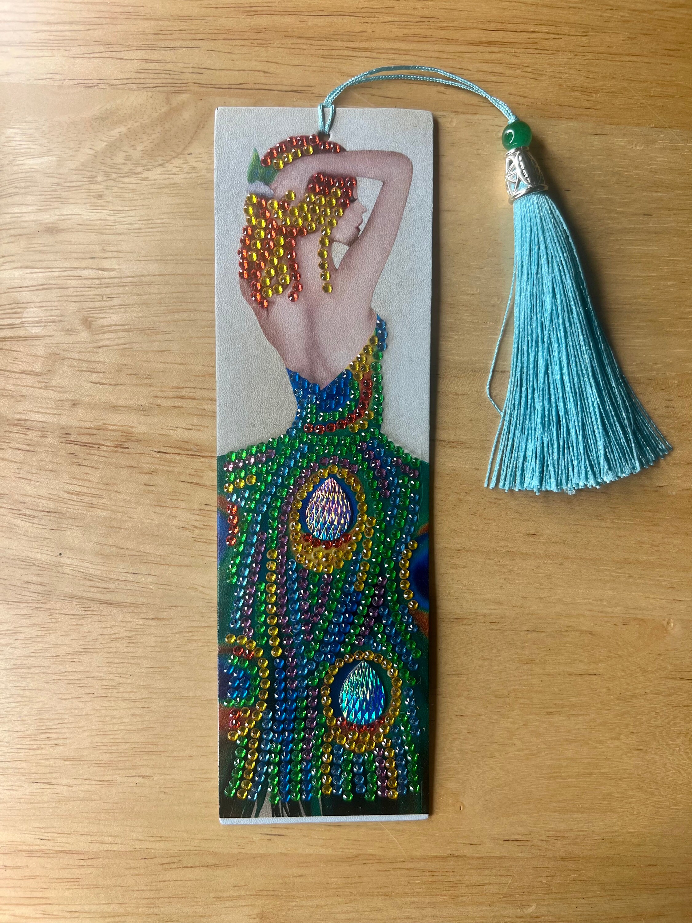 Finished Diamond Painting Bookmark Finished Diamond Art - Etsy