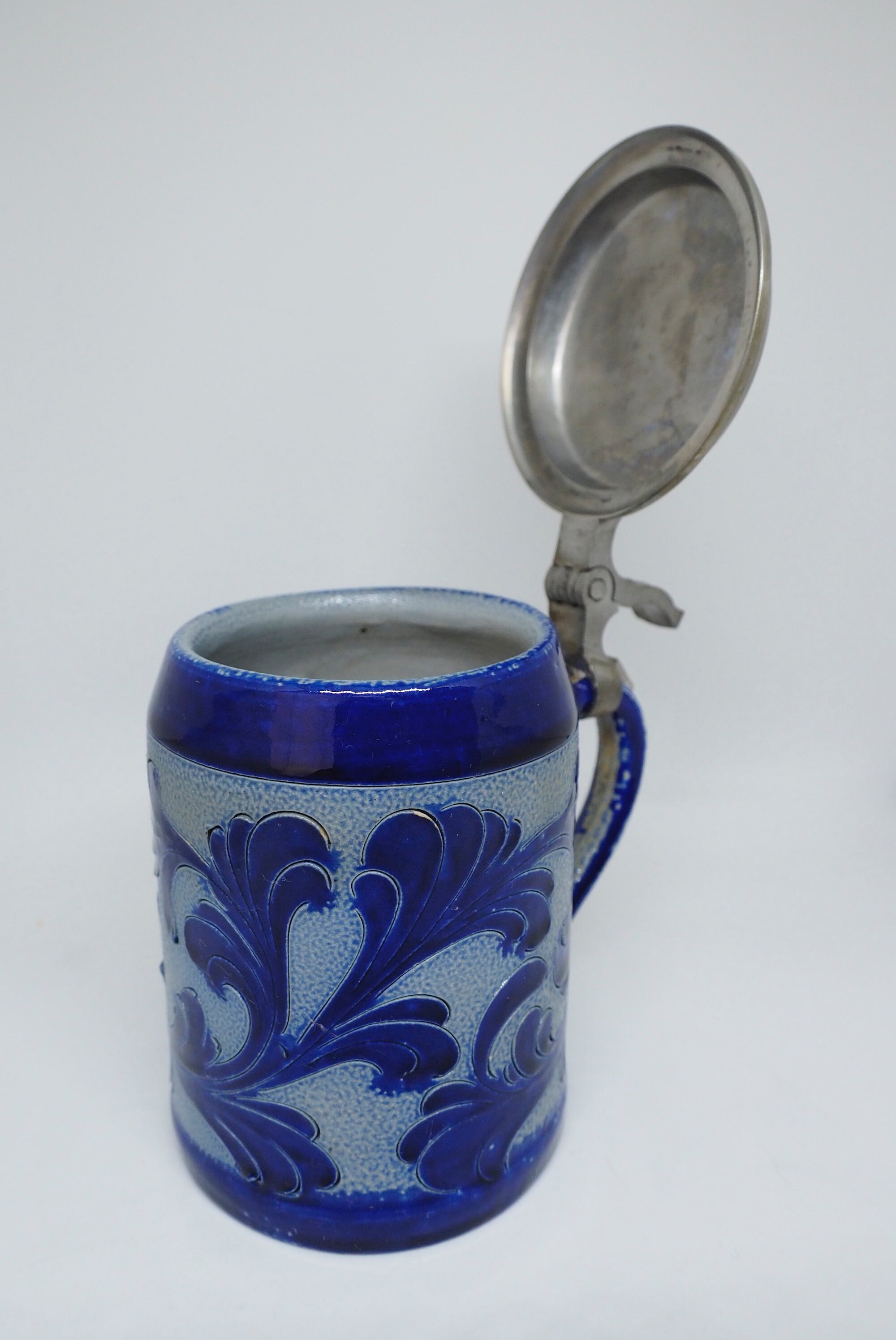 Zoller Mug With Pewter Lid, Bavaria - Etsy