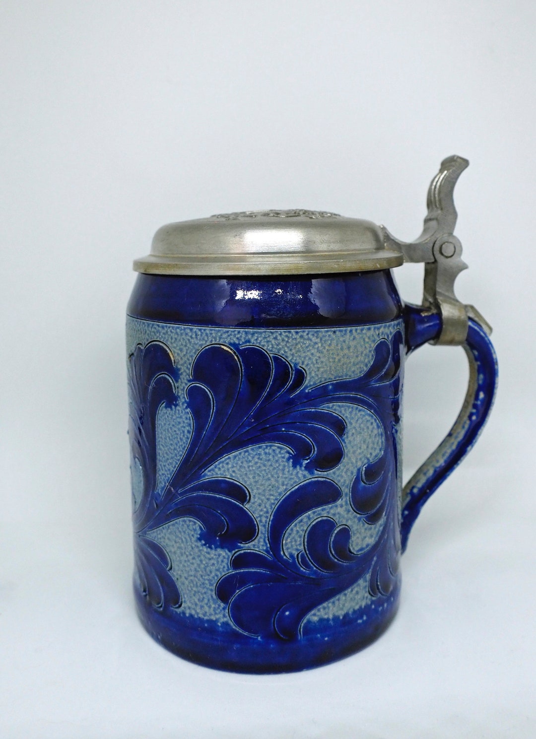 Zoller Mug With Pewter Lid, Bavaria - Etsy
