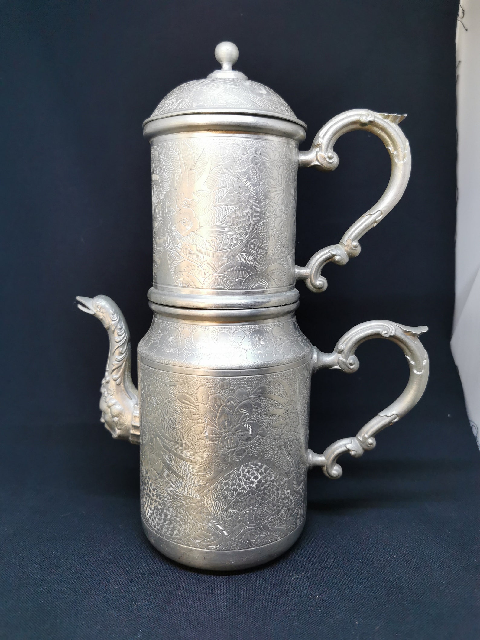 Kut Hing Swatow Pewter Tea Set - Etsy