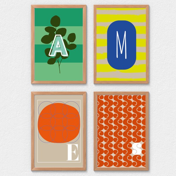 Letter Art 4x6 - Etsy