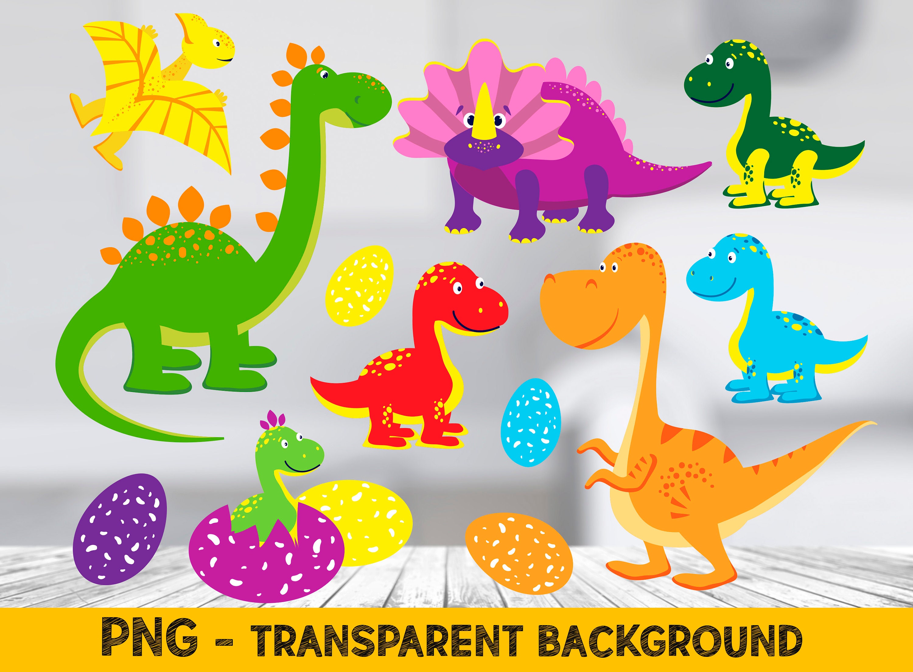 Cute Dinosaur Clipart Layered Svg Designs Cute Dino Svg Files - Etsy