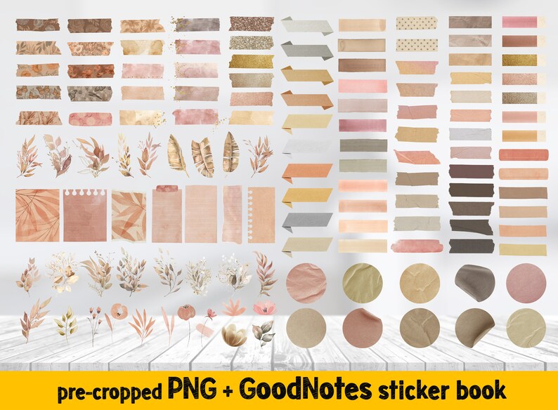 Digital Planner Stickers Kit Planner Stickers Digital for - Etsy