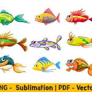 Sea Creature Clipart Bundle, Under the Sea Png, Mermaid Clipart Png ...