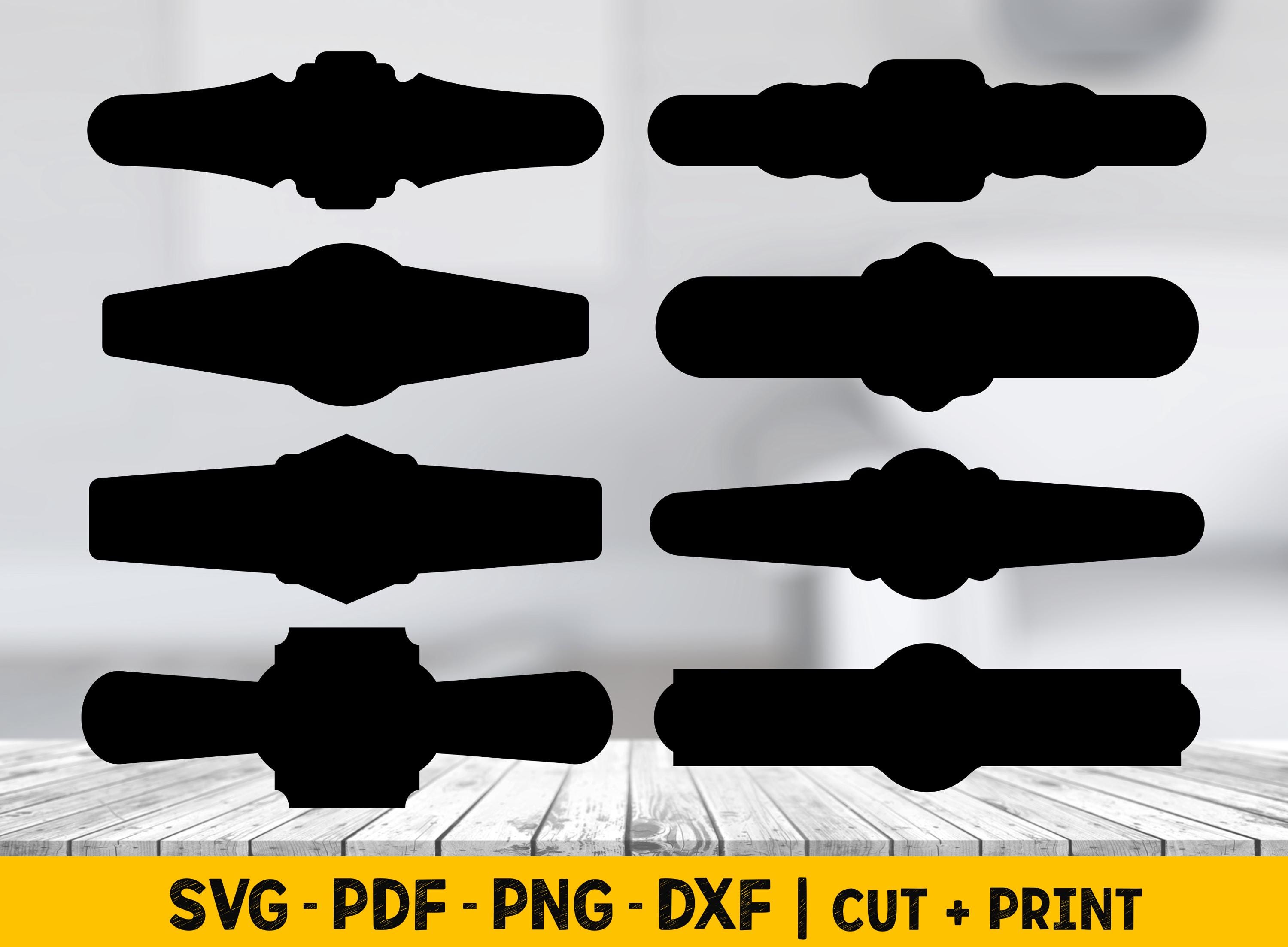 Cigar Label Template Svg Cut Files, Silhouette Cigar Wrapper Template ...