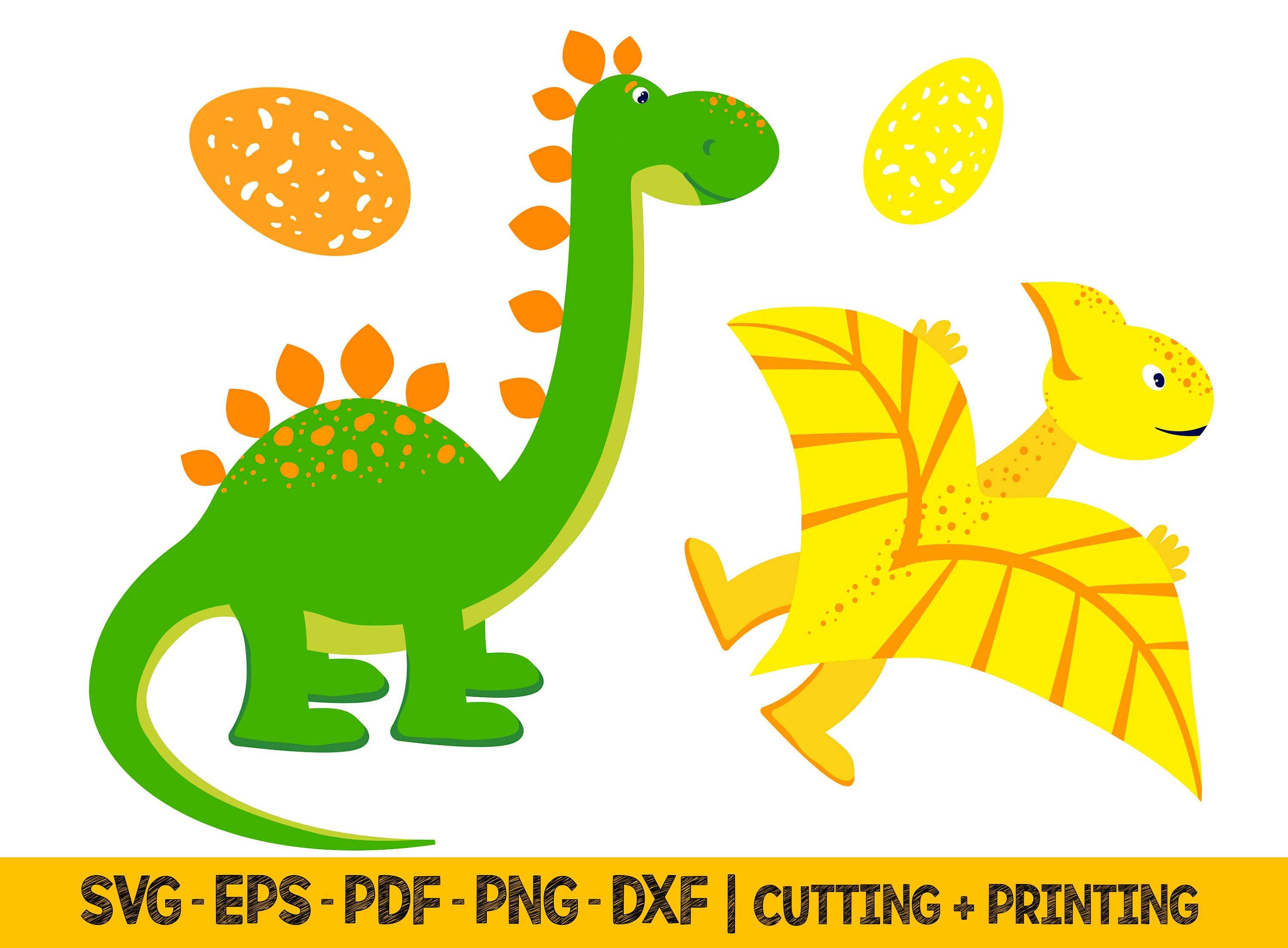 Cute Dinosaur Clipart Layered Svg Designs Cute Dino Svg Files - Etsy