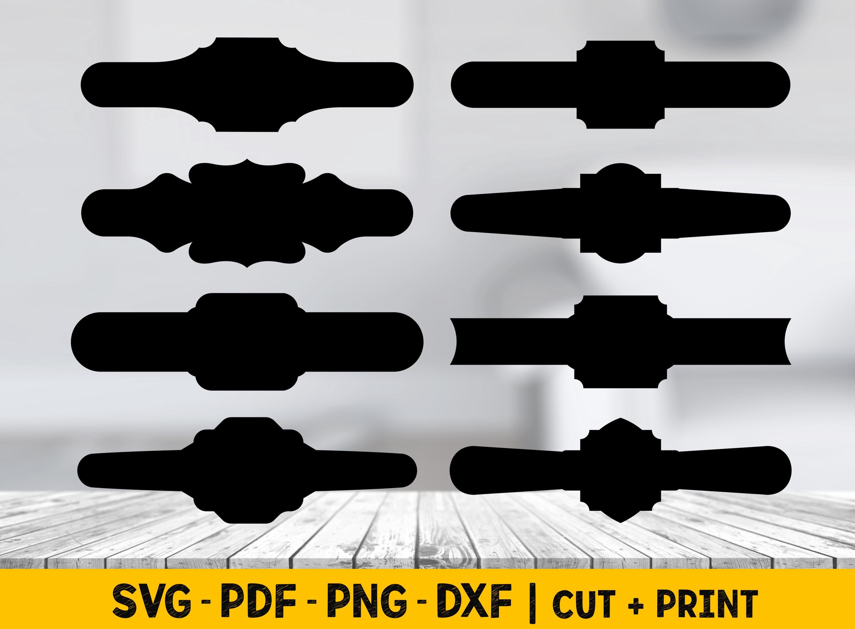 Cigar Label Template Svg Cut Files, Silhouette Cigar Wrapper Template ...