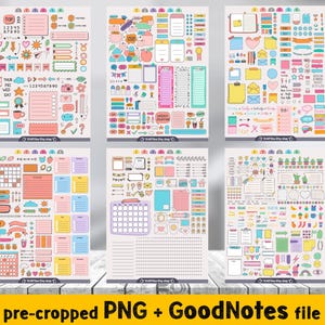Goodnotes Planner Stickers Digital, Daily Planner Colorful Goodnotes ...