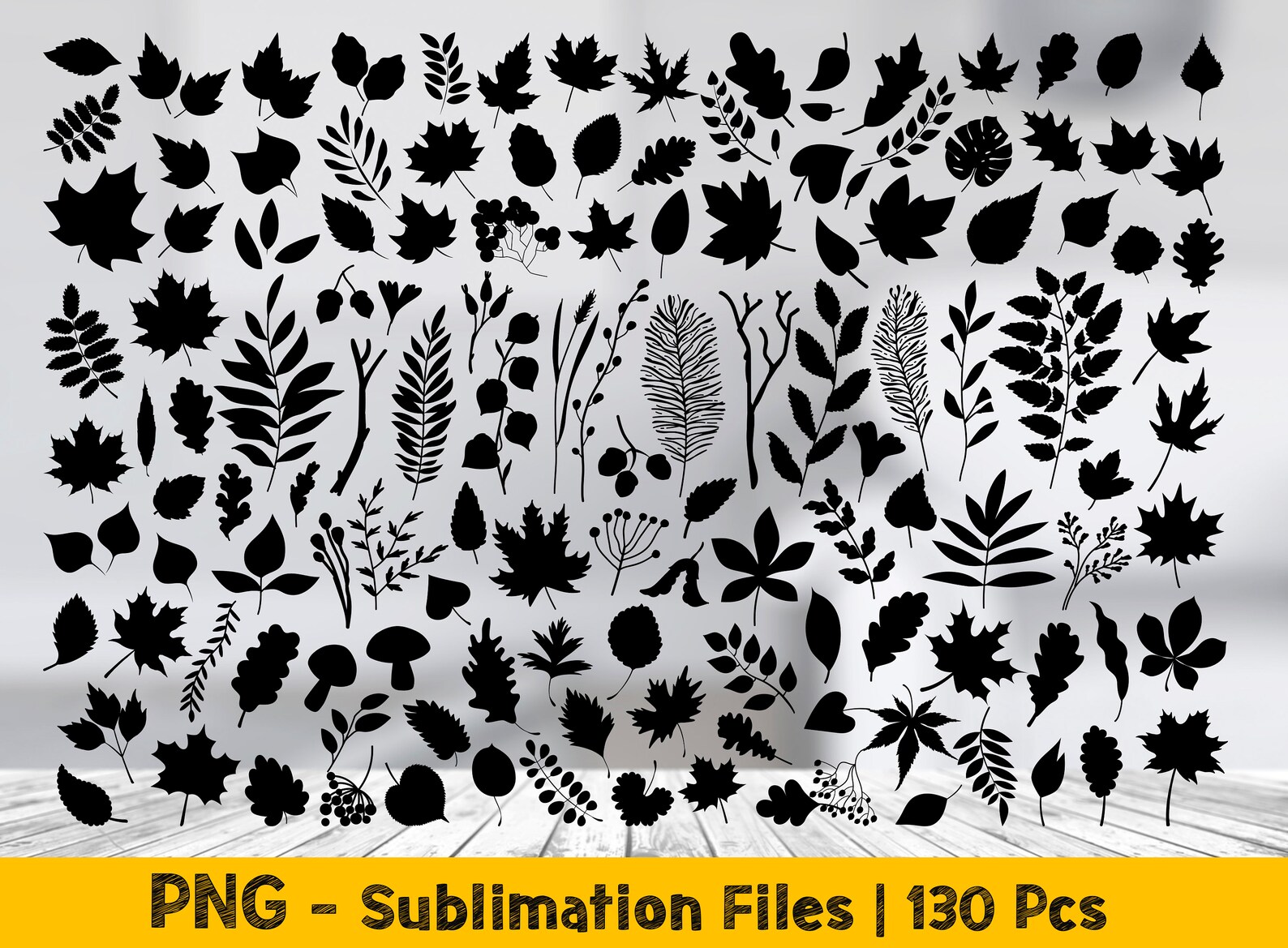 Leaves Svg Files for Cricut, Leaf Svg Bundle 130 Pcs, Autumn Svg Bundle ...