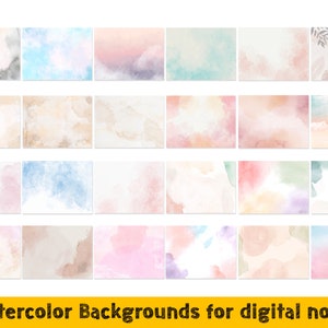 Floral Goodnotes Planner Stickers Digital Download, Digital Watercolor ...