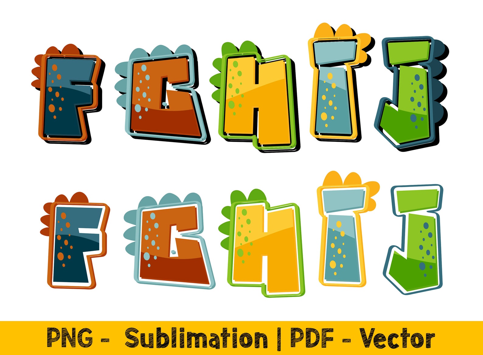 Doodle Letters Png for Sublimation Digital Alphabet Png - Etsy