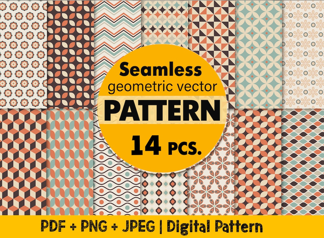 Digital Paper Pattern Svg Files, Seamless Patterns Png, Digital ...