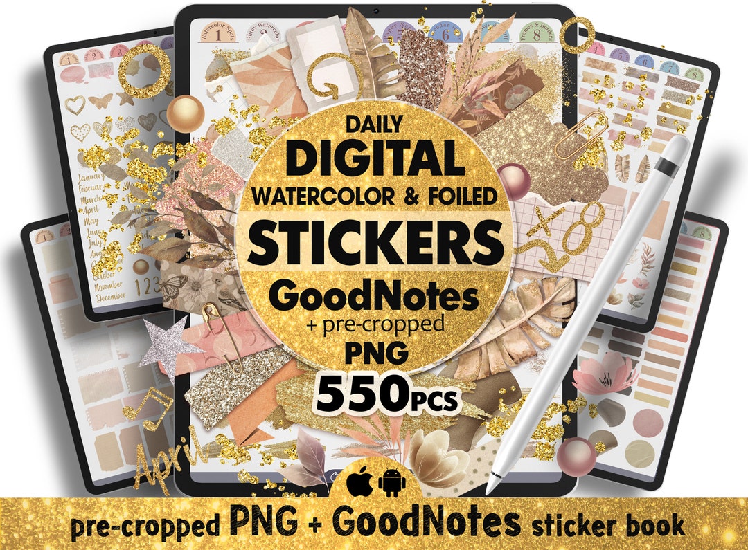 Digital Planner Stickers Kit, Planner Stickers Digital for Goodnotes ...