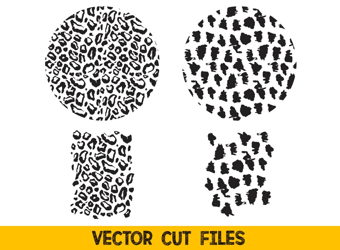 Animal Print Svg Files for Cricut, Leopard Print Svg, Cheetah Print Svg ...