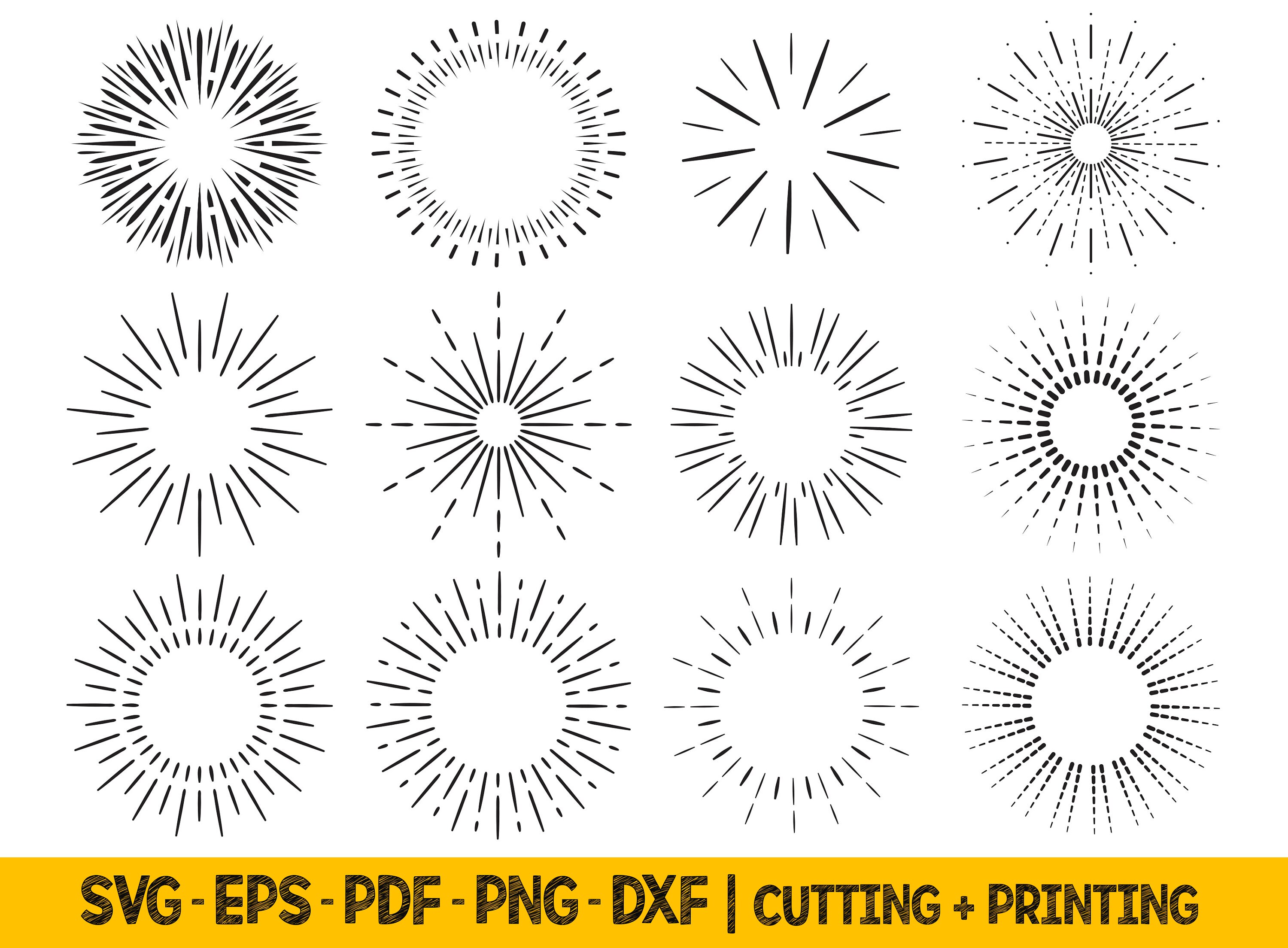 Sunshine Svg Files for Cricut Boho Sun Svg Bundle Rays of - Etsy