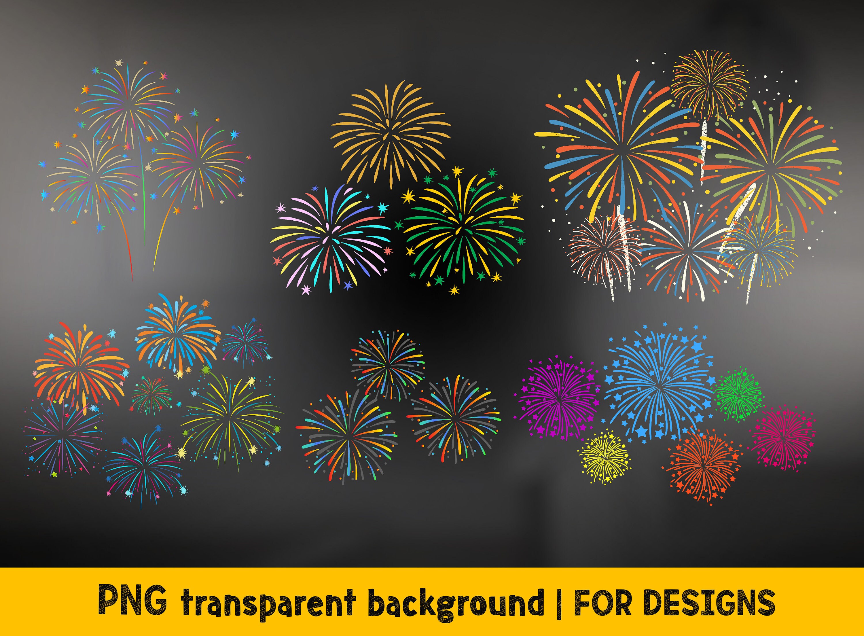 4th of July Png Bundle Fireworks Png Clipart Bundle Freedom - Etsy