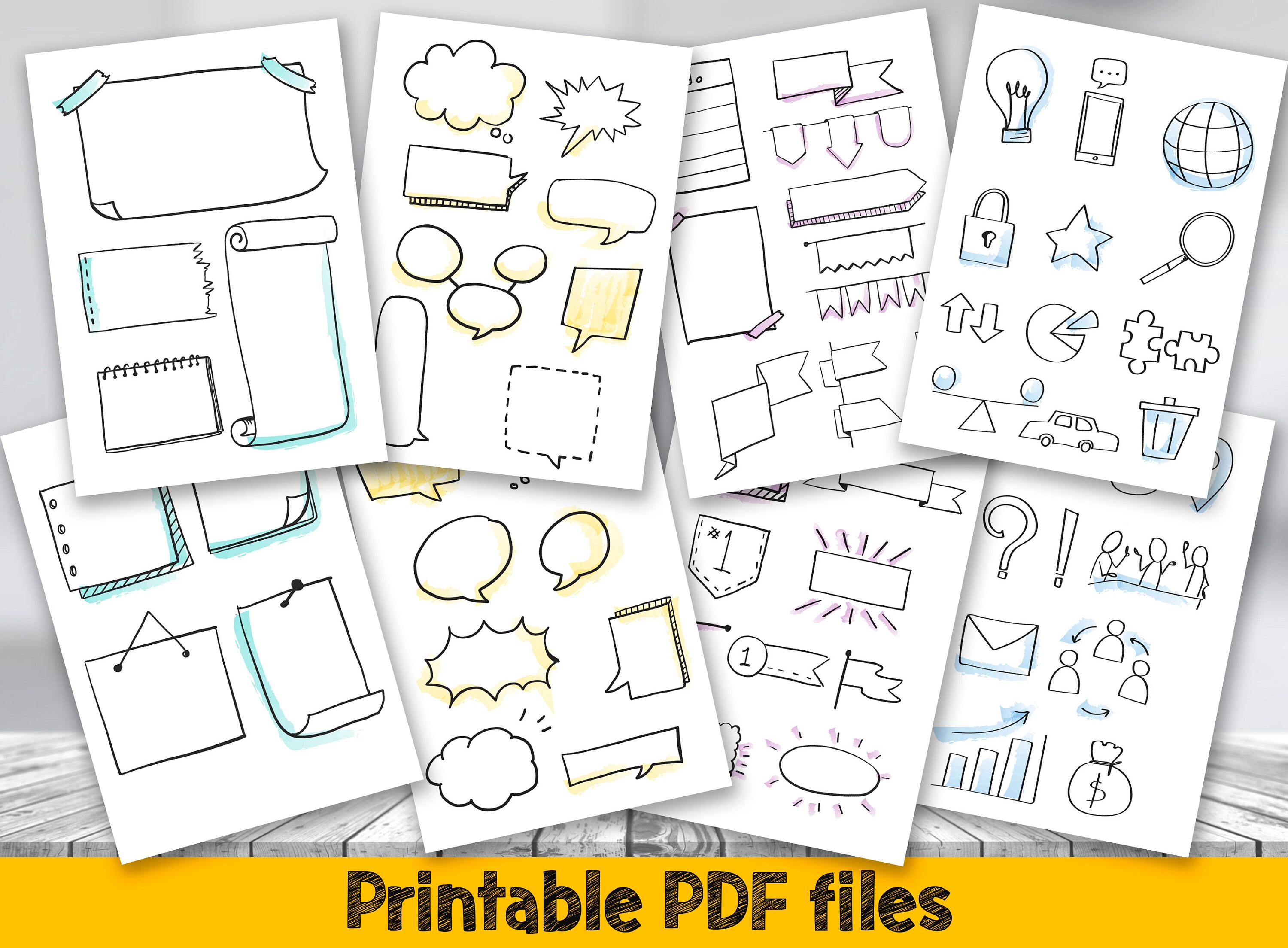 Digital Planner Goodnotes Stickers, Digital Journal Stickers, Hand ...