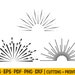 Sunshine Svg Cut Files, Sun Rays Svg Files for Cricut, Half Sun Svg Cut ...