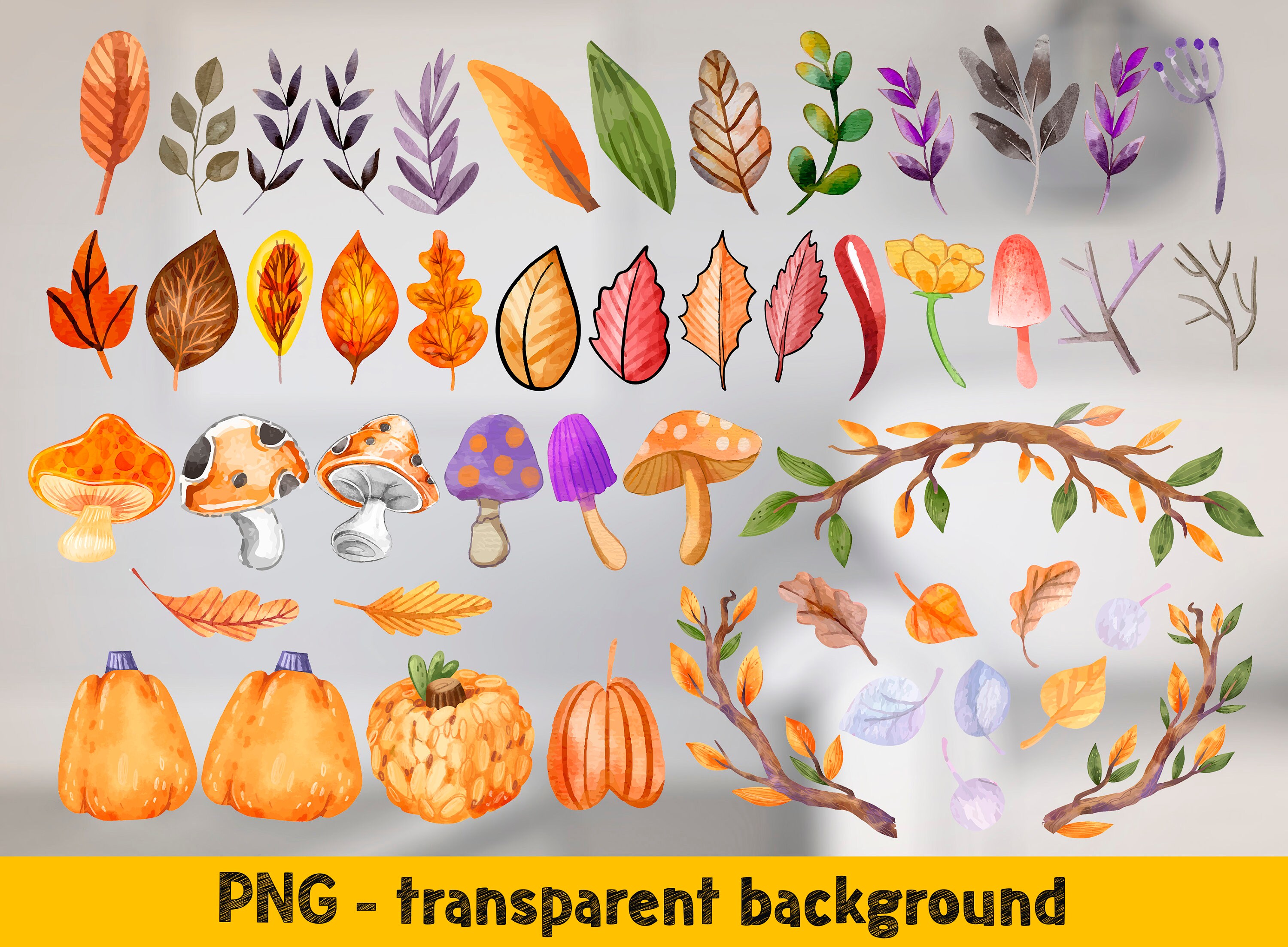 Halloween Png Bundle Kids Watercolor Halloween Clipart Png - Etsy