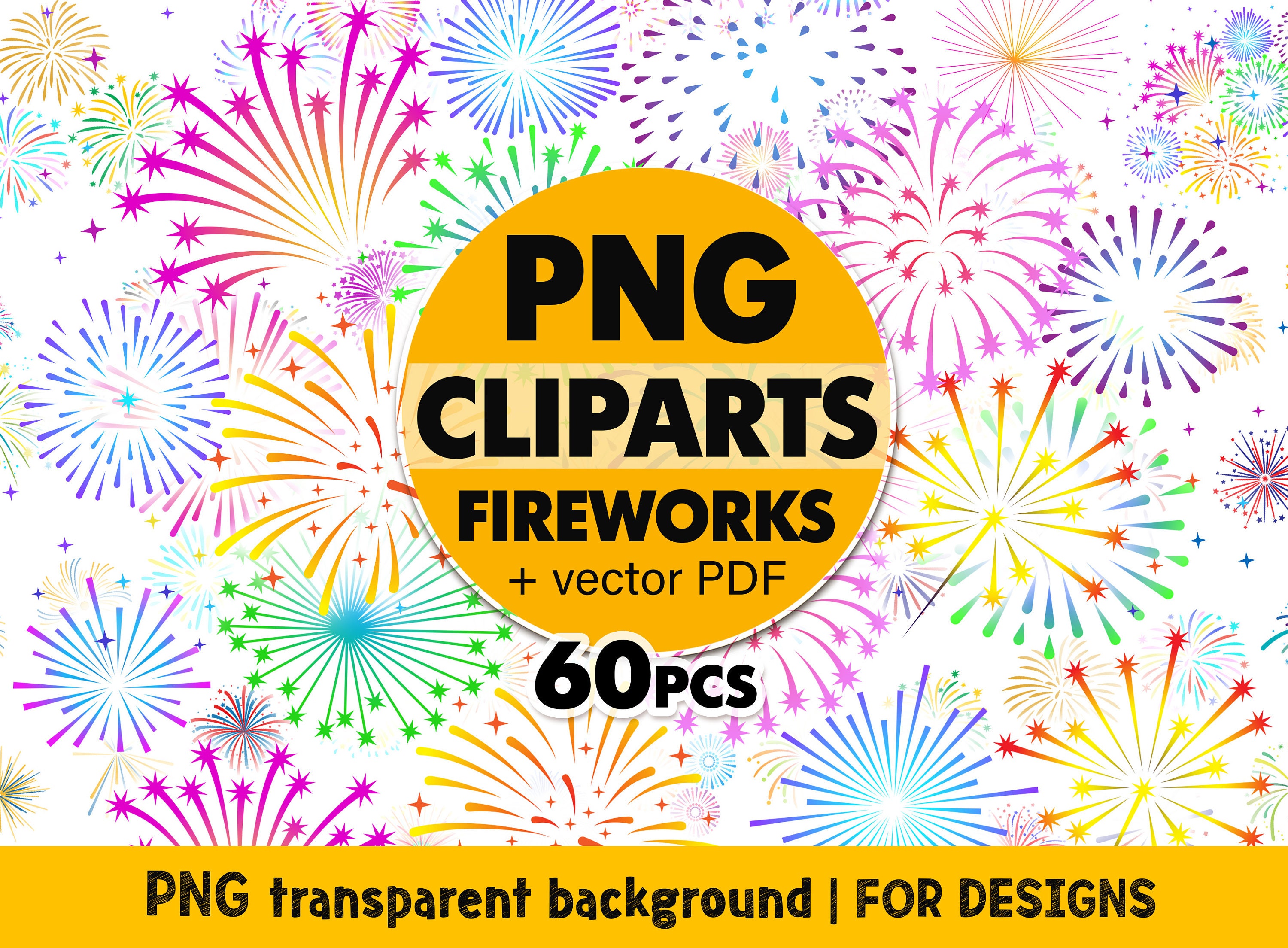 4th of July Png Bundle, Fireworks Png Clipart Bundle, Freedom Png Files ...