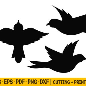 Bird Svg Files for Cricut, Bird Clipart Vector, Birds Svg Bundle Cricut ...