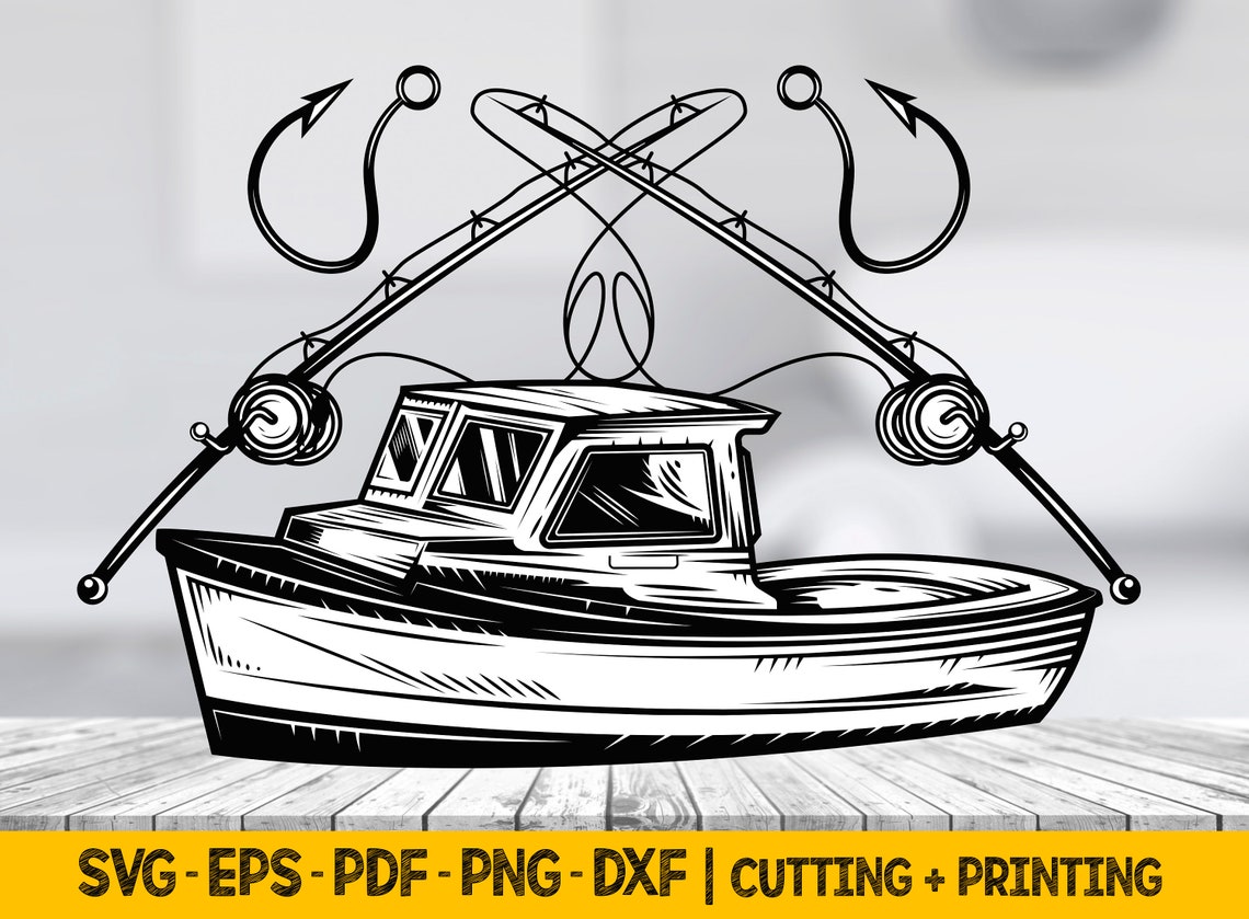 Fishing Svg Files for Cricut Fish Svg Bundle Cut Files Laser - Etsy