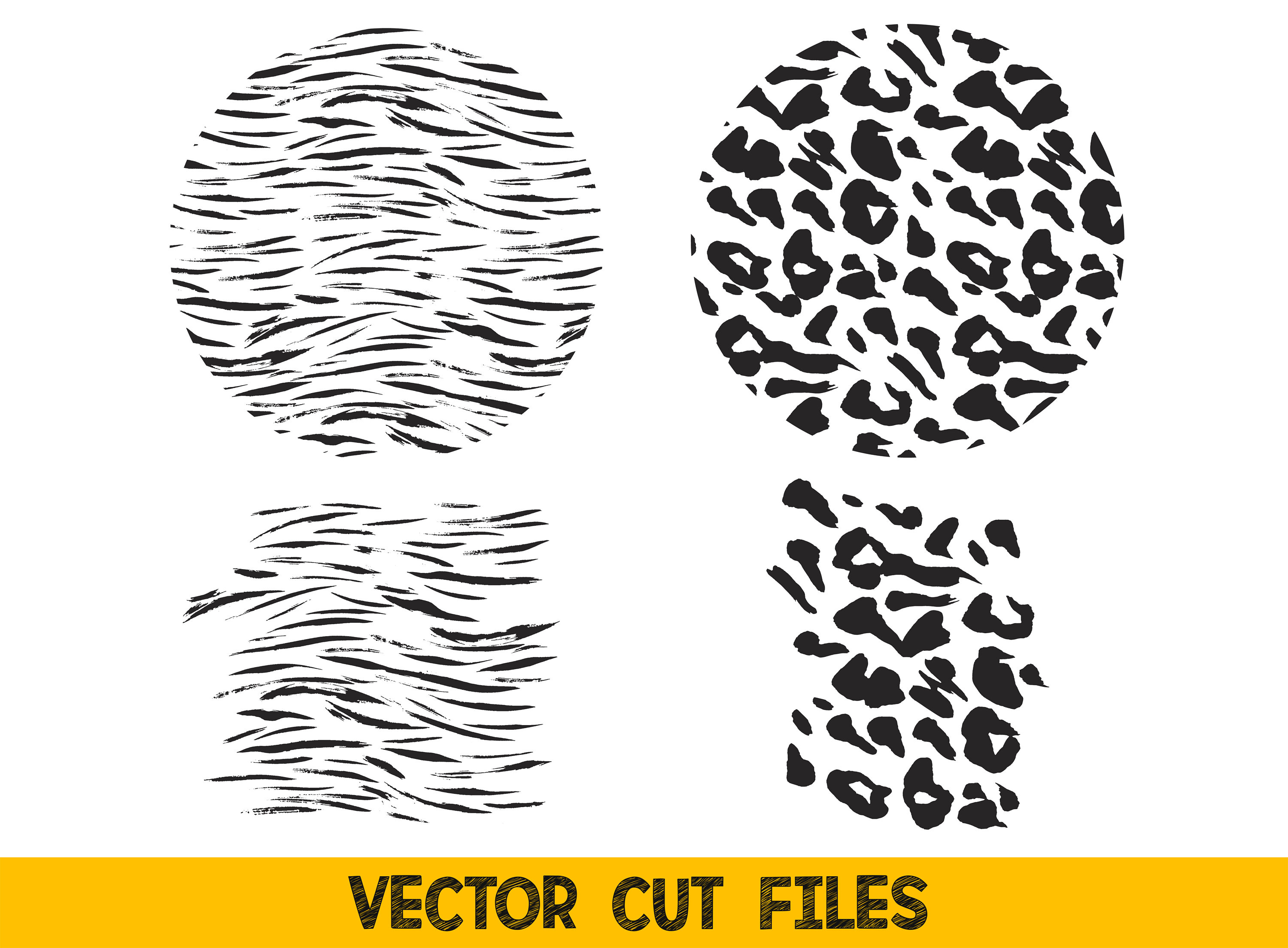 Animal Print Svg Files for Cricut, Leopard Print Svg, Cheetah Print Svg ...