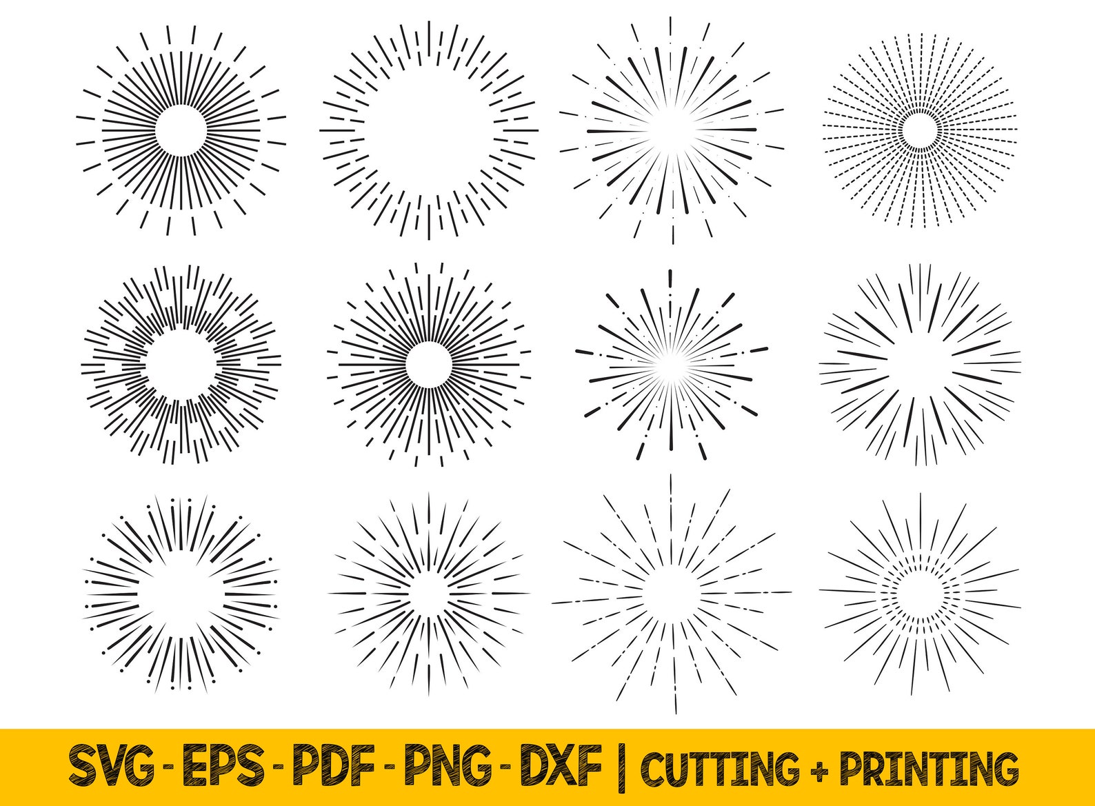Sunshine Svg Files for Cricut Boho Sun Svg Bundle Rays of - Etsy