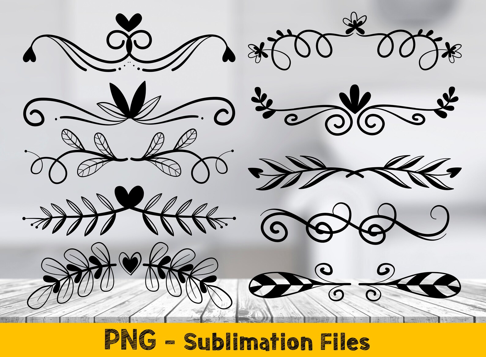 Vintage Floral Border Svg Files for Cricut Swirls SVG Border - Etsy