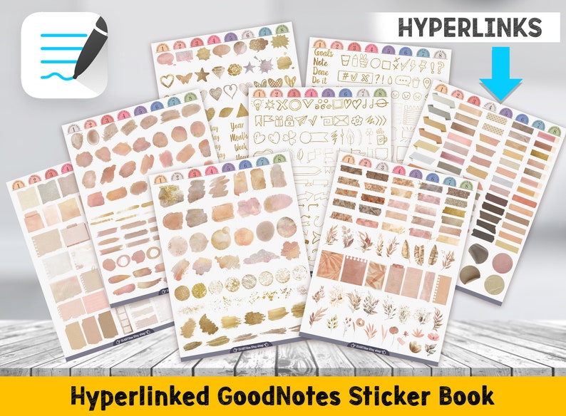 Digital Planner Stickers Kit Planner Stickers Digital for - Etsy