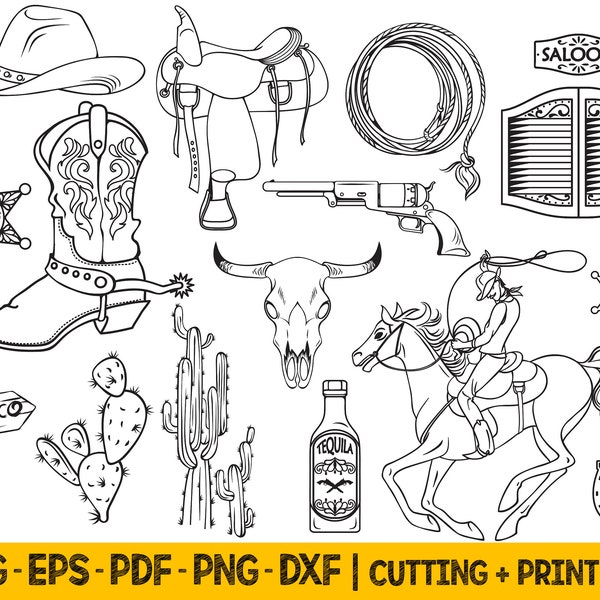 Western Svg - Etsy