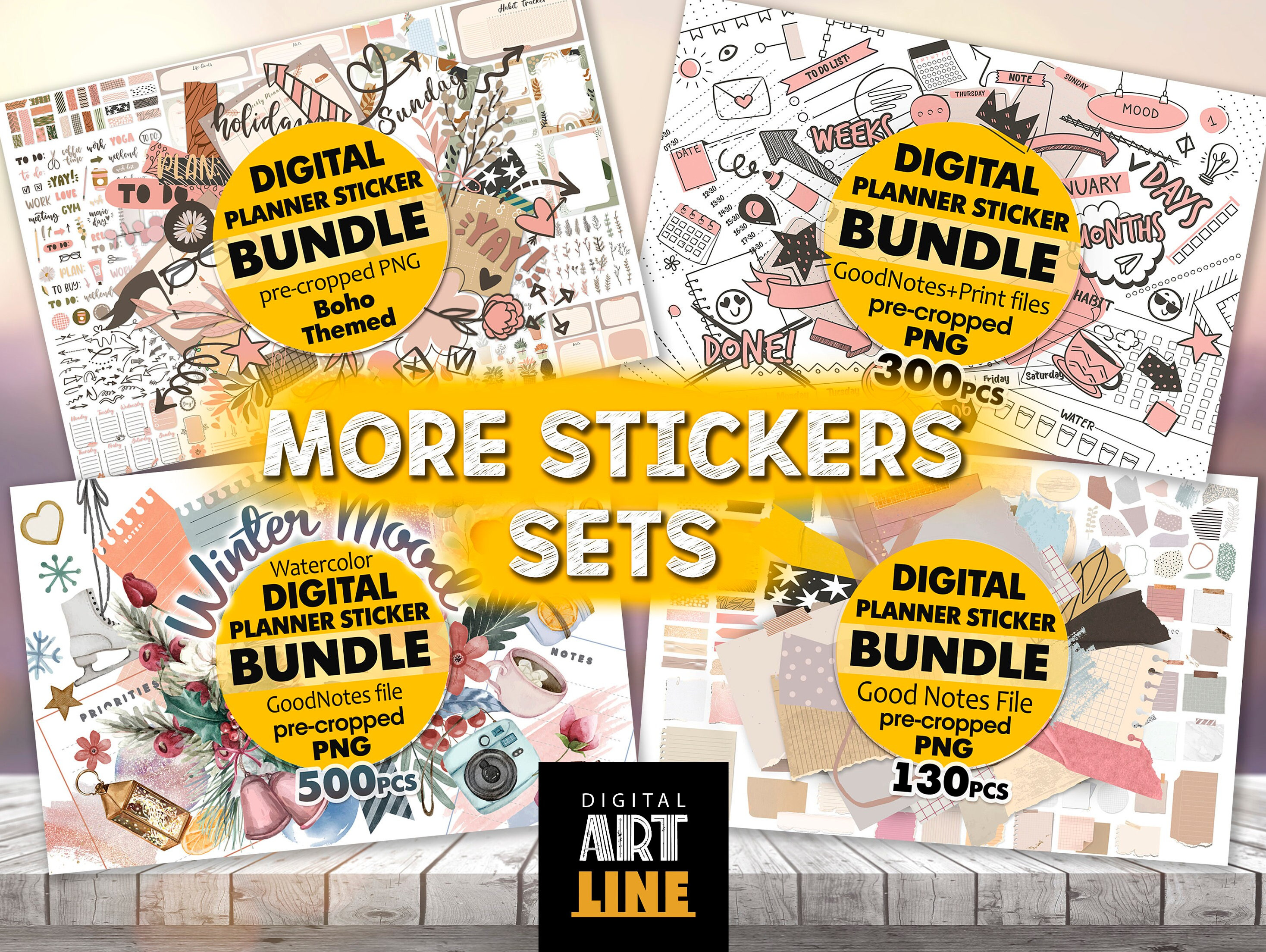 Kawaii Planner Stickers Pack Digital Cute Kawaii Stickers - Etsy