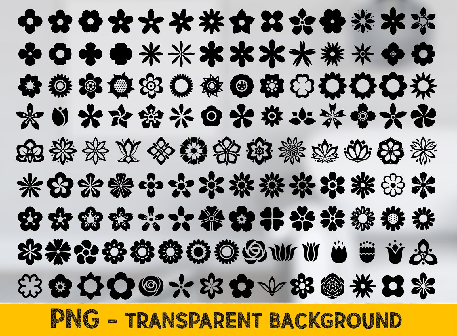 Simple Flower Svg Bundle, Daisy Svg Cut File, Boho Flowers Svg Files ...