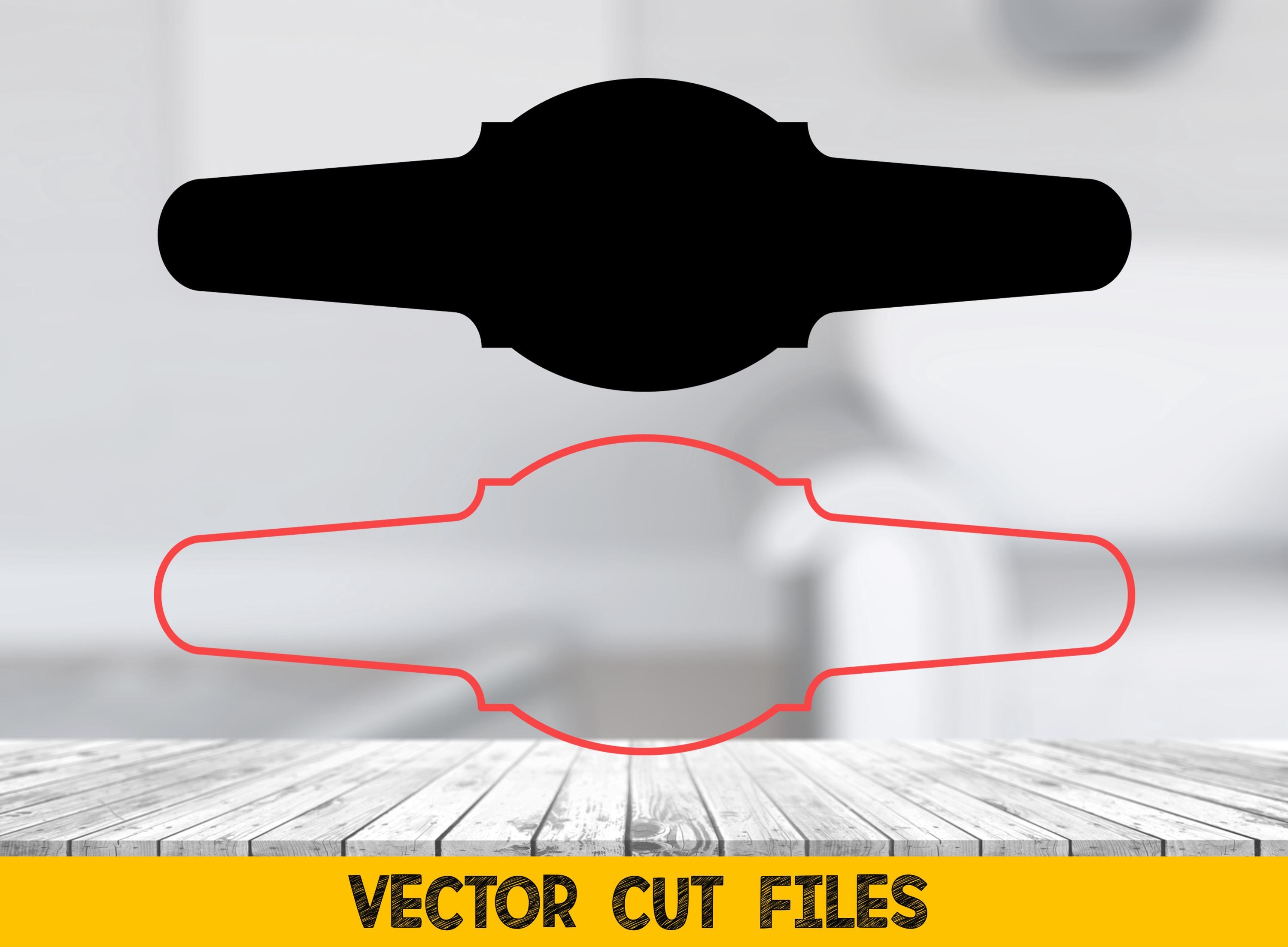 Cigar Label Template Svg Cut Files, Silhouette Cigar Wrapper Template ...
