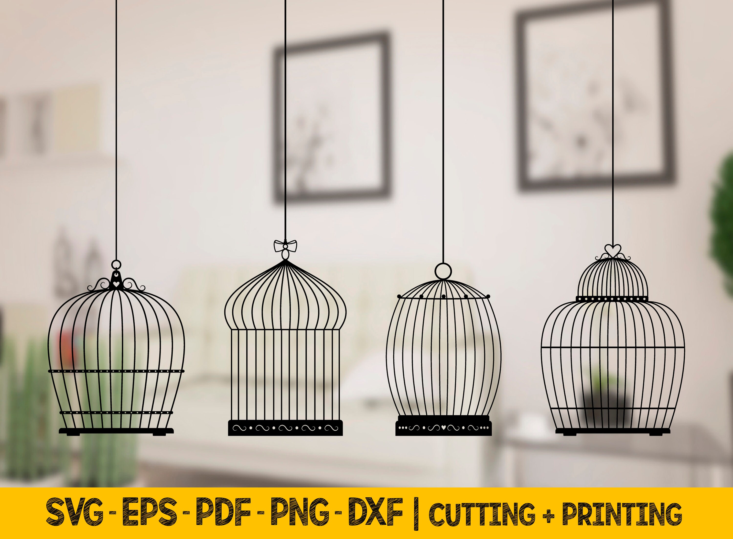 Bird Cage Svg Files for Cricut Bundle Svg Cut File Cricut - Etsy