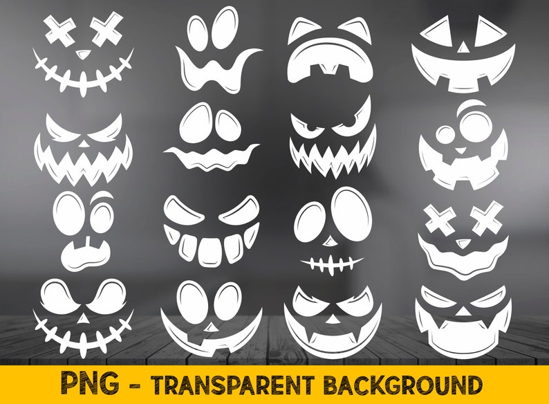 Jack O Lantern Svg Files for Cricut, Pumpkin Face Svg Files, Halloween ...