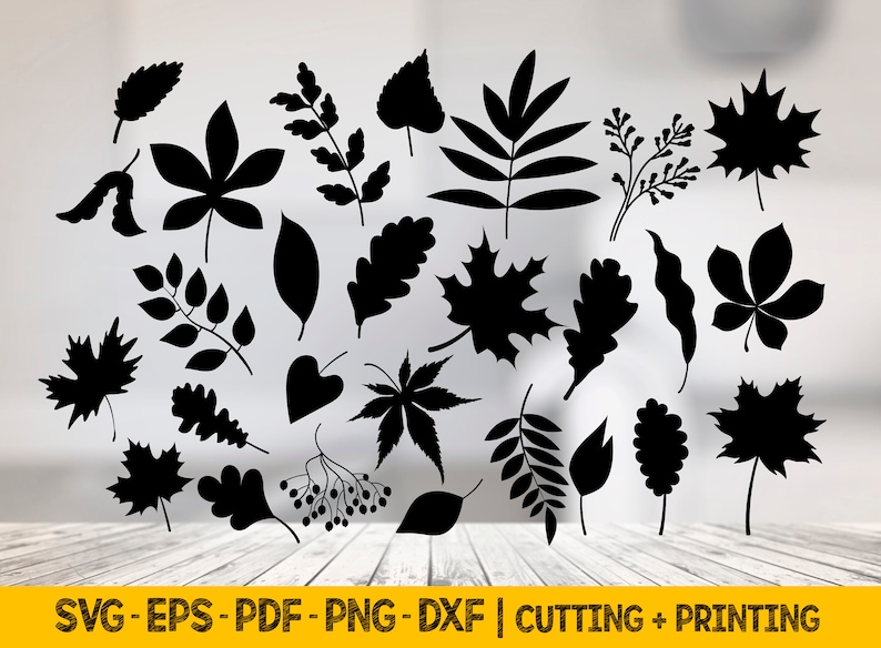 Leaves Svg Files for Cricut, Leaf Svg Bundle 130 Pcs, Autumn Svg Bundle ...