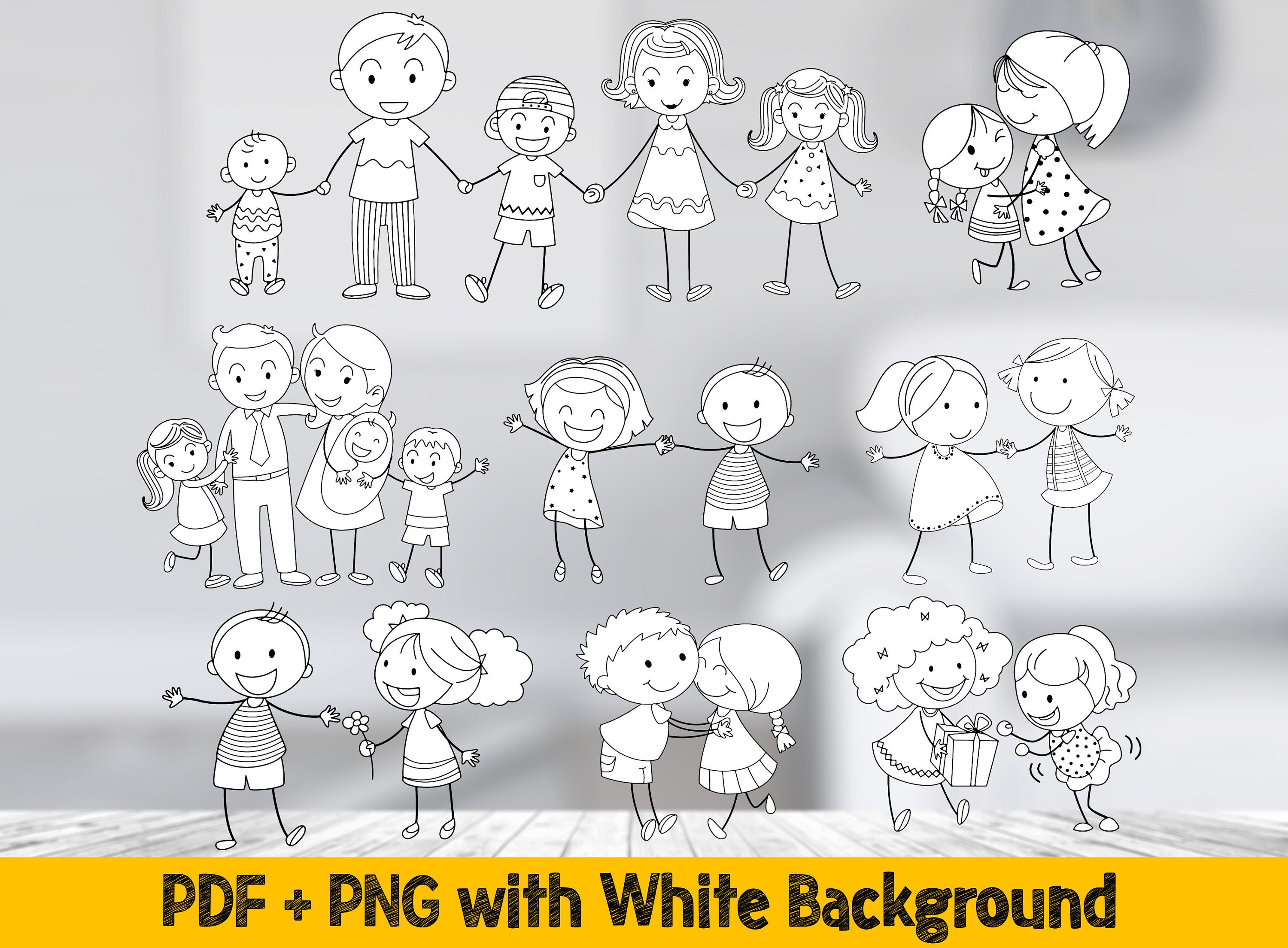 Family Svg Files for Cricut Kids Svg Designs Children - Etsy