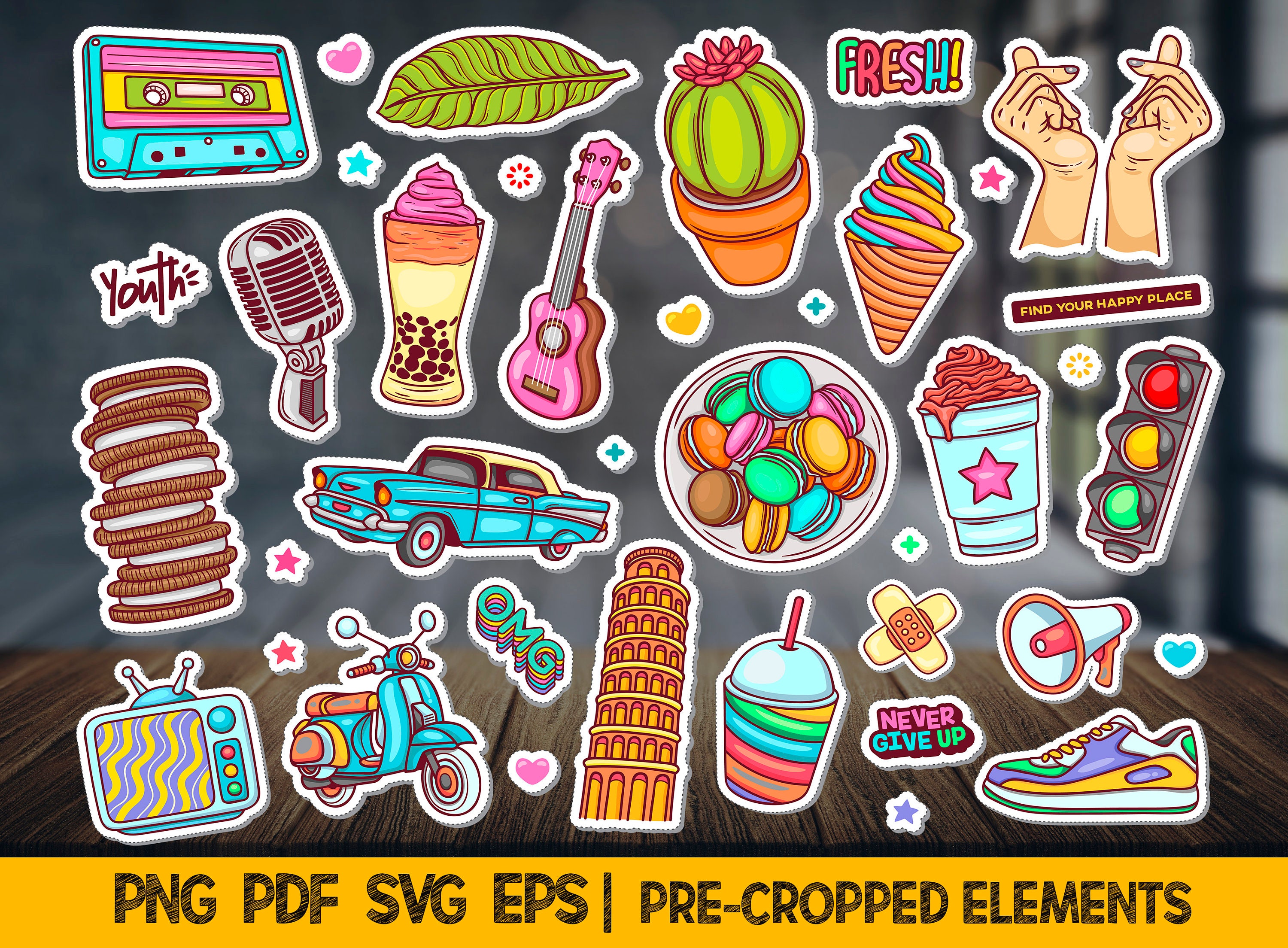 Digital Planner Stickers Goodnotes Precropped Png, Digital Cute ...