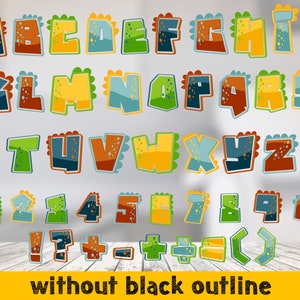 Doodle Letters Png for Sublimation, Digital Alphabet Png Designs for ...