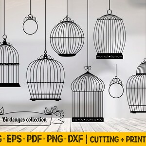 Bird Cage Svg Files for Cricut Bundle, Svg Cut File Cricut Designs ...